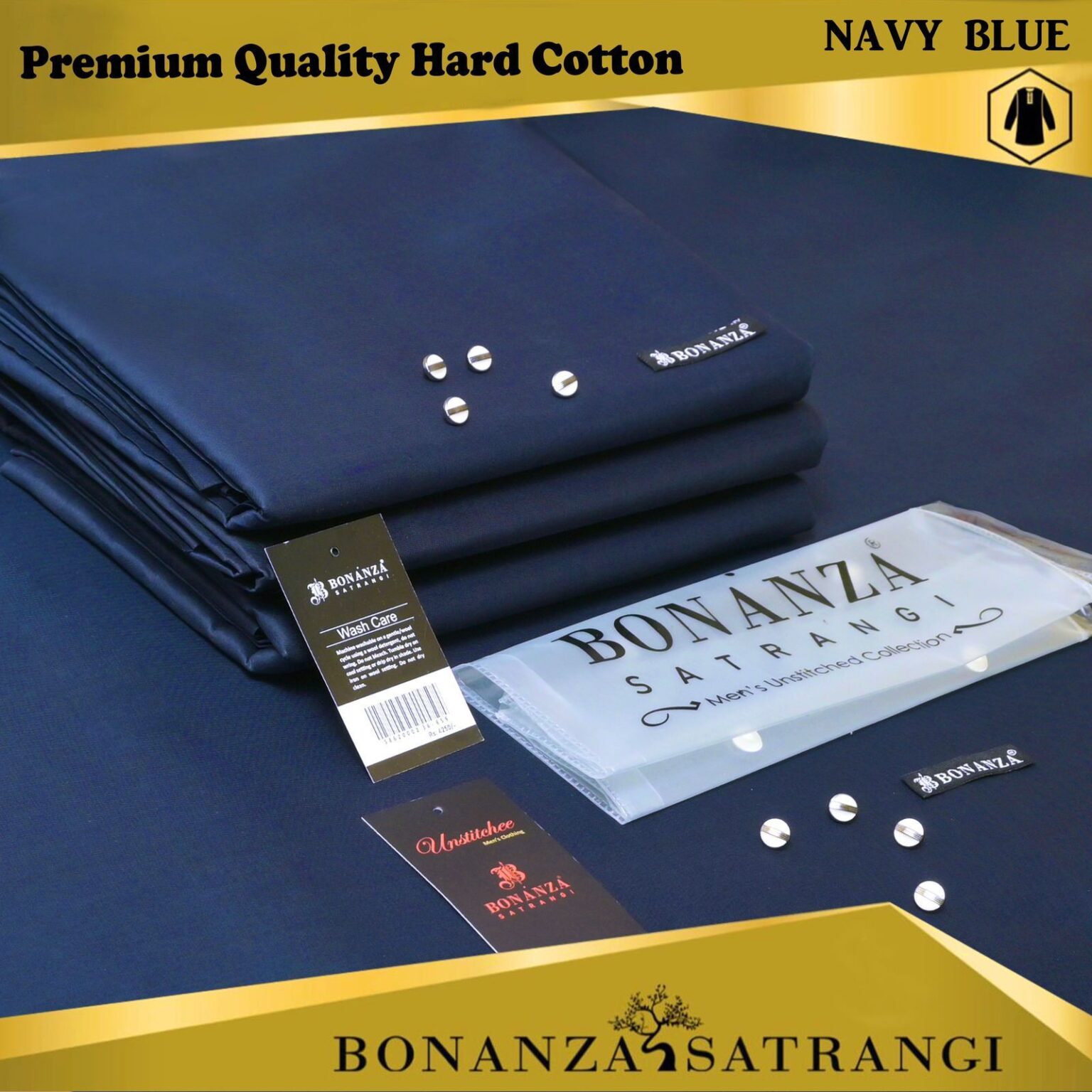 Bonanza Satrangi Gents Suit Premium Quality - OYe Ji
