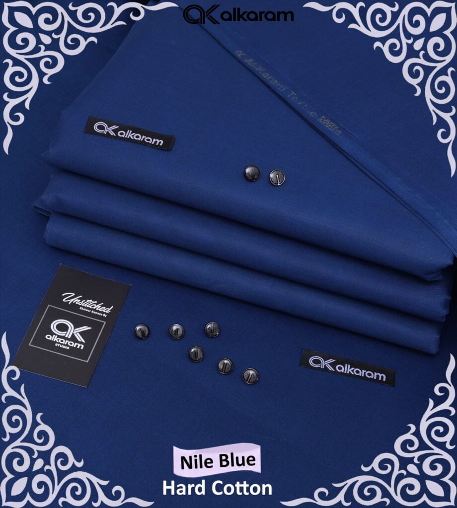 Alkaram Studio Luxury Men’s Suitings Hard Cotton - Oye Ji