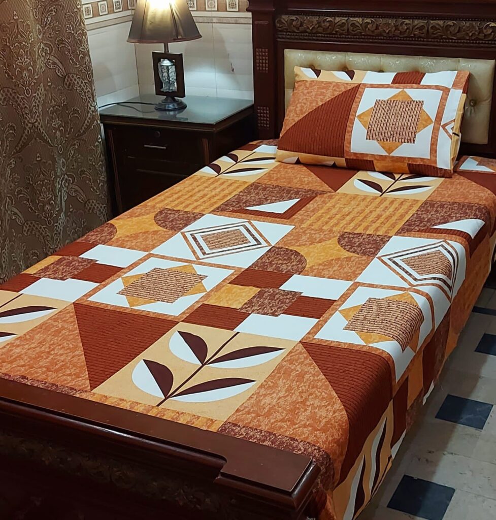 Bed Sheet Design Crystal Single 3D Style - Bs Online