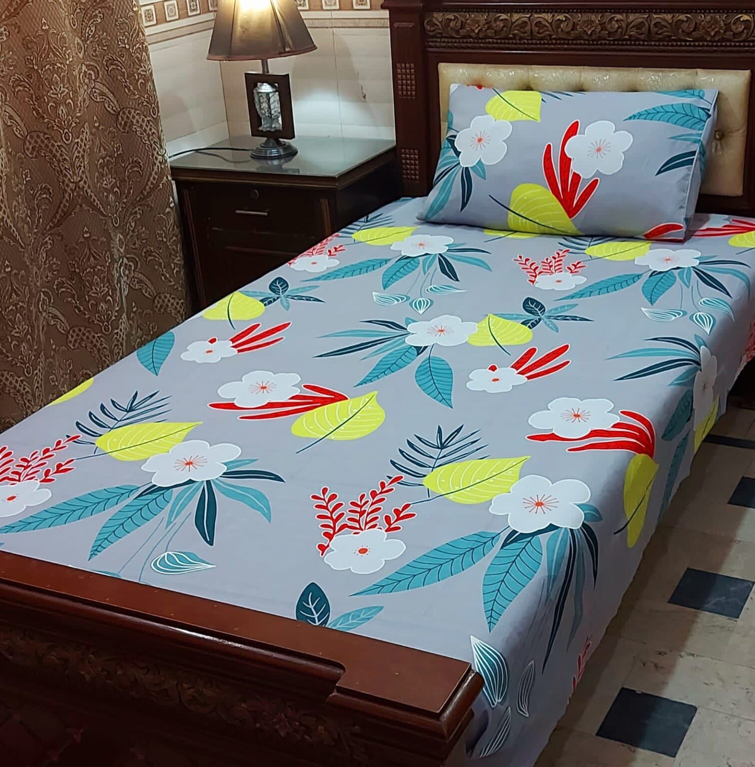 Bed Sheet Design Crystal Single 3D Style - Bs Online