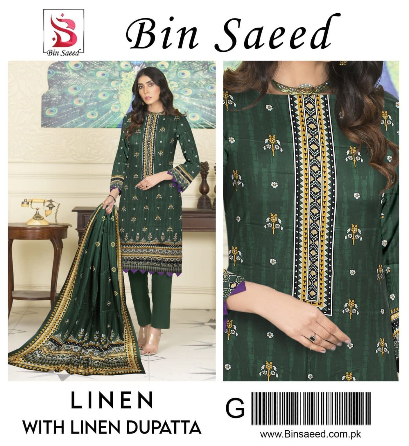 Bin Saeed Winter Collection 2024 - Oye Ji