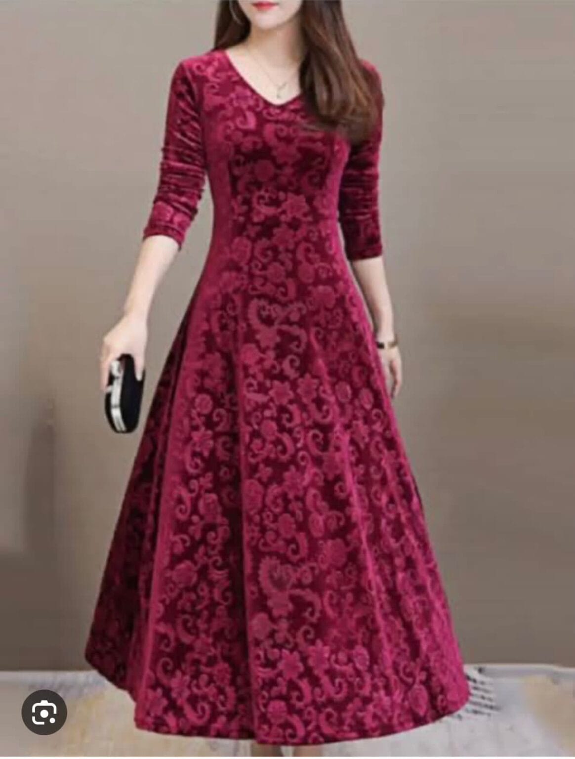 Velvet Dress Design Collection 2023 - Oye Ji
