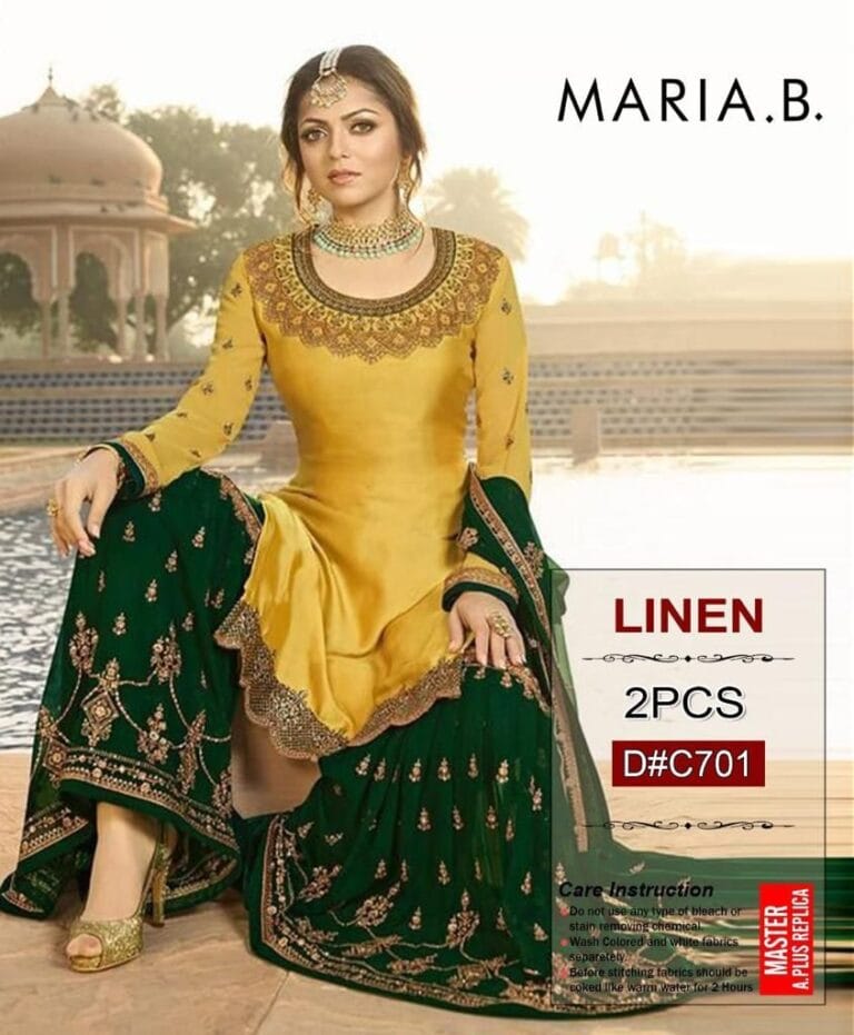 Maria B Linen 2 PIECE Winter Collection 2024 - OYe Ji