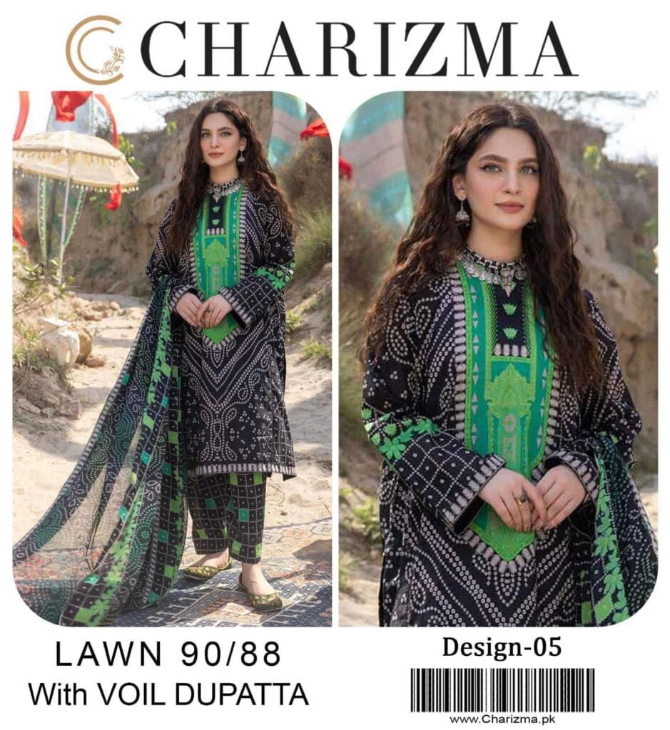 Charizma Lawn Summer Collection 2024 - Oye Ji
