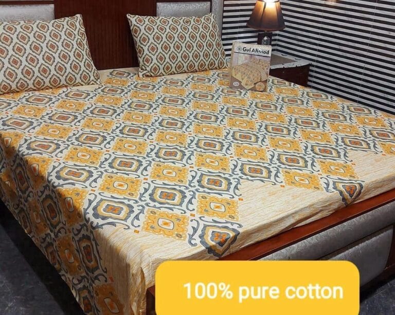 Pure Cotton Bed Sheets Design - OYe Ji