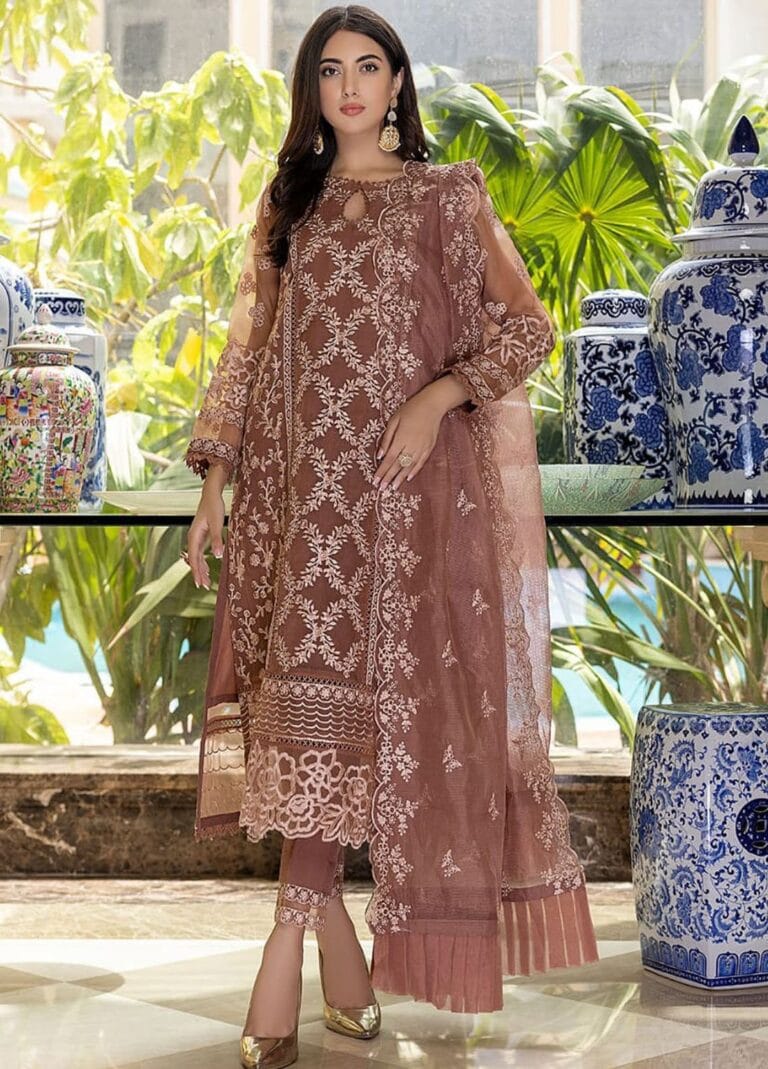 Chiffon Collection Fabric By Azure 2024 - OYe Ji