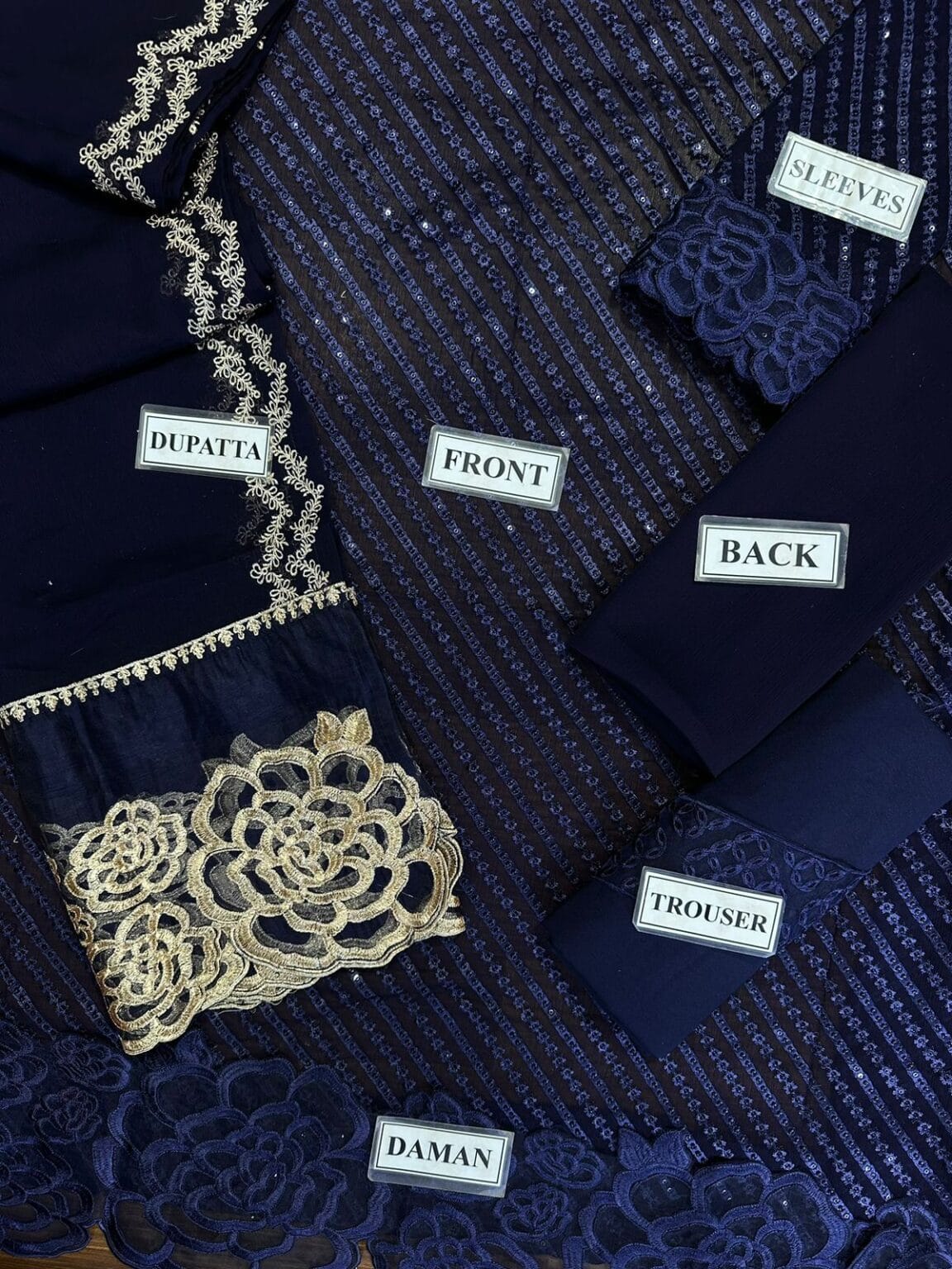 Azure Pk Unstitch Replica Collection 2024 - OYe Ji