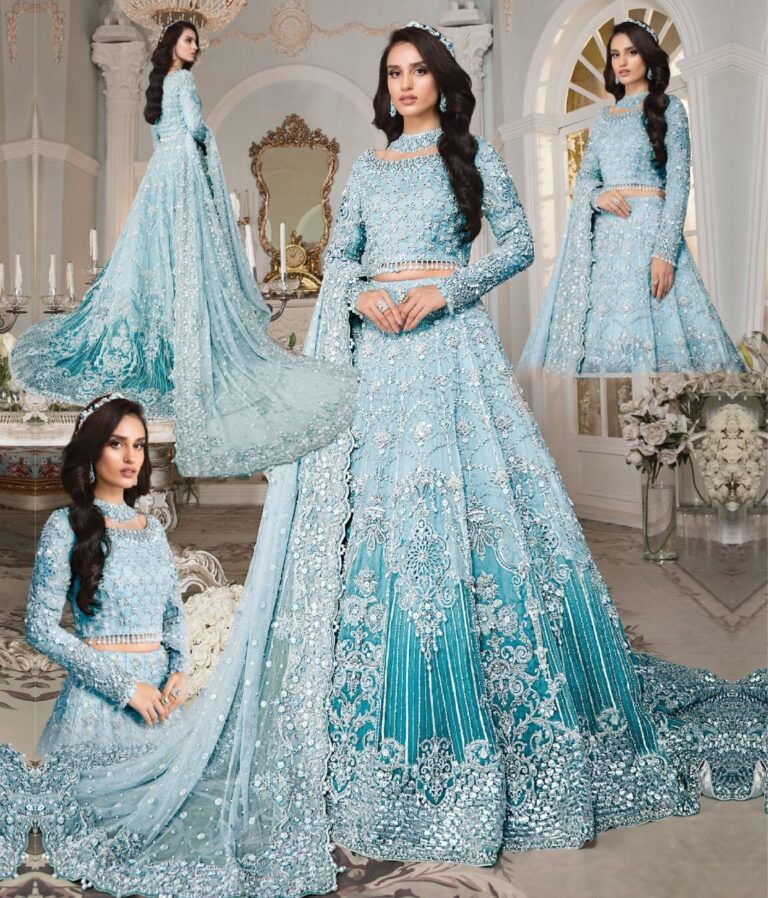Frok Design Party Wear By Maria B 2024 - OYe Ji