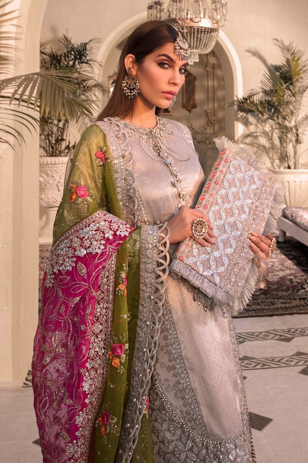 Party Wear Maria B Print Lawn Collection - Oye Ji