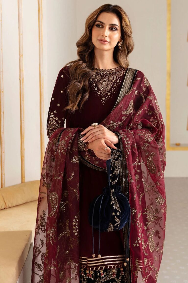 New Velvet Dress Design 2024 - OYe Ji