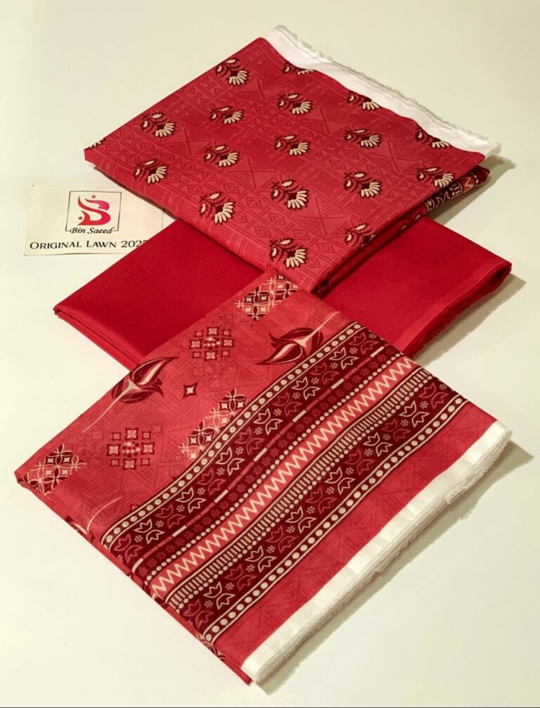 Bin Saeed Lawn Collection 2024 - OYe Ji